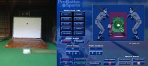 Original Video Baseball Pitching Simulator