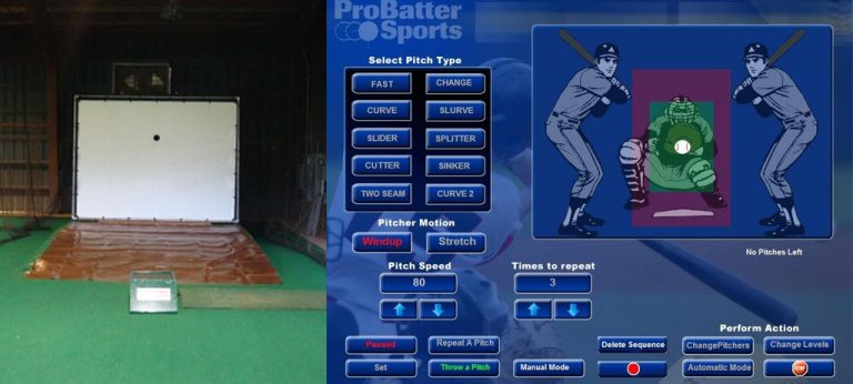 Original Video Baseball Pitching Simulator